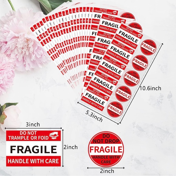 Office | 425 10 Piece Do Not Trampledrop Stickers | Poshmark